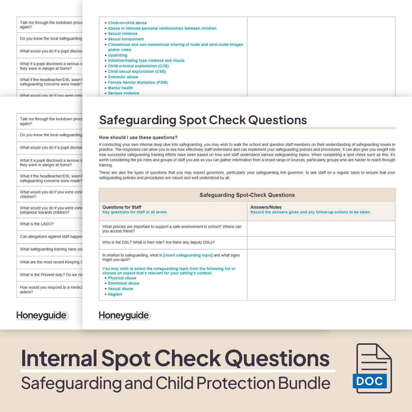 Safeguarding and Child Protection Deep Dive | Honeyguide SLS ...