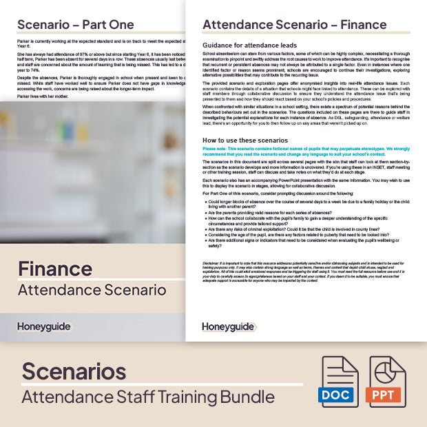Attendance Staff Training Bundle | Honeyguide School Leader Support
