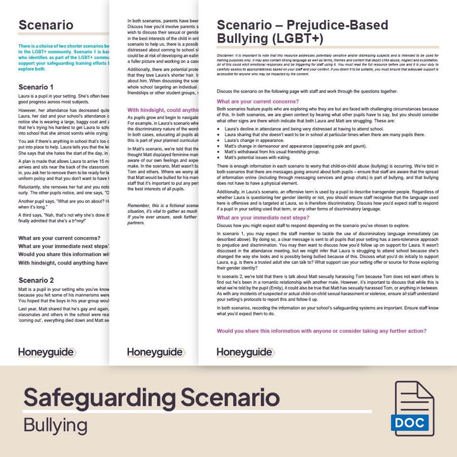 Emotional Abuse: Safeguarding Training Bundle | Honeyguide SLS ...