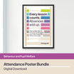 Attendance Poster Bundle - Digital Download | Honeyguide SLS ...