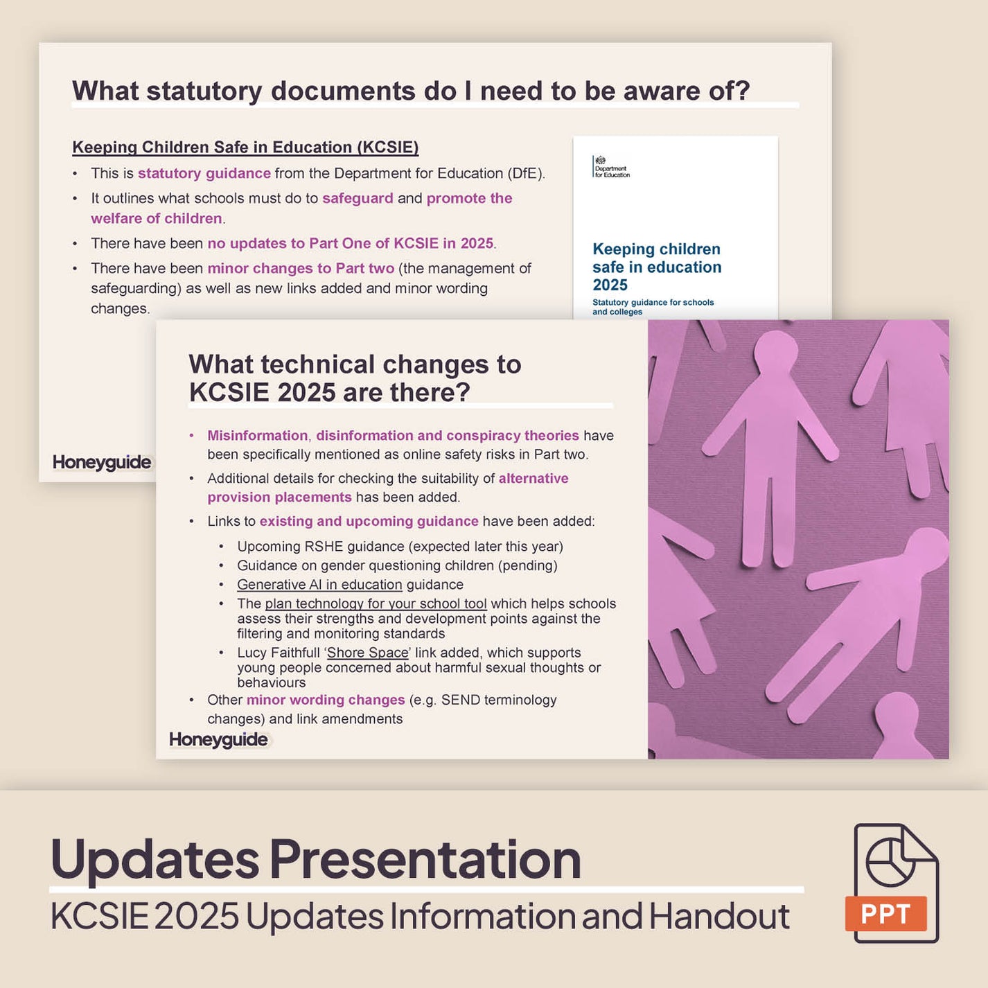 Free KCSIE 2025 Safeguarding Update PowerPoint & Handout – Honeyguide ...