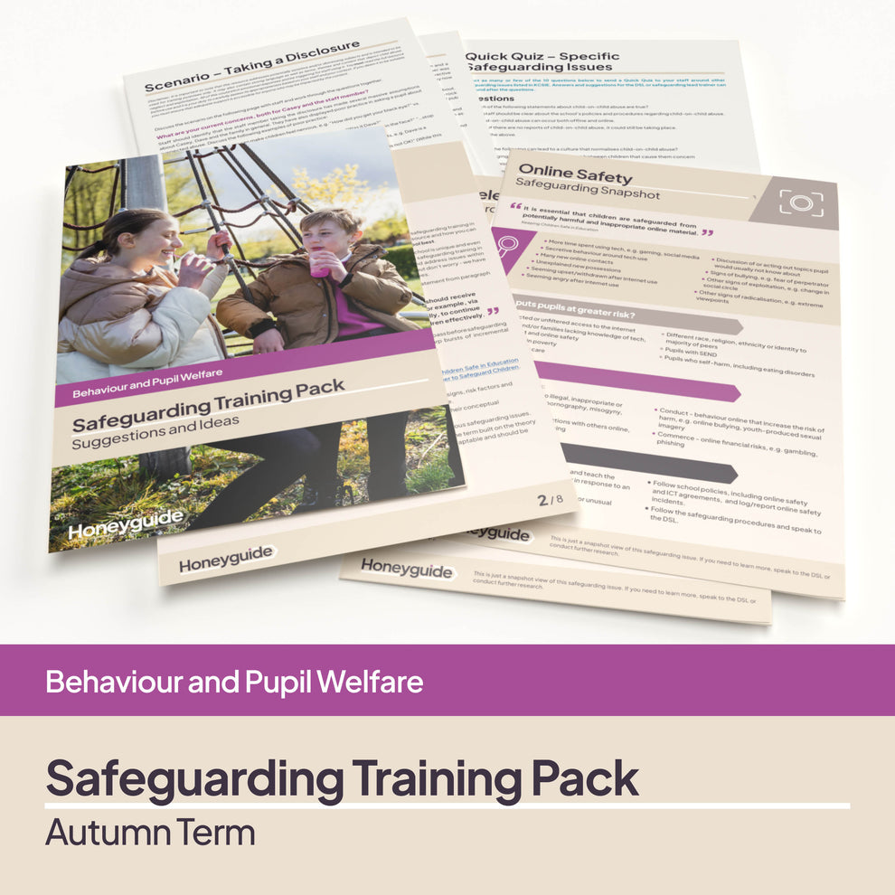 Safeguarding Training Pack - Autumn Term | Honeyguide SLS – Honeyguide ...