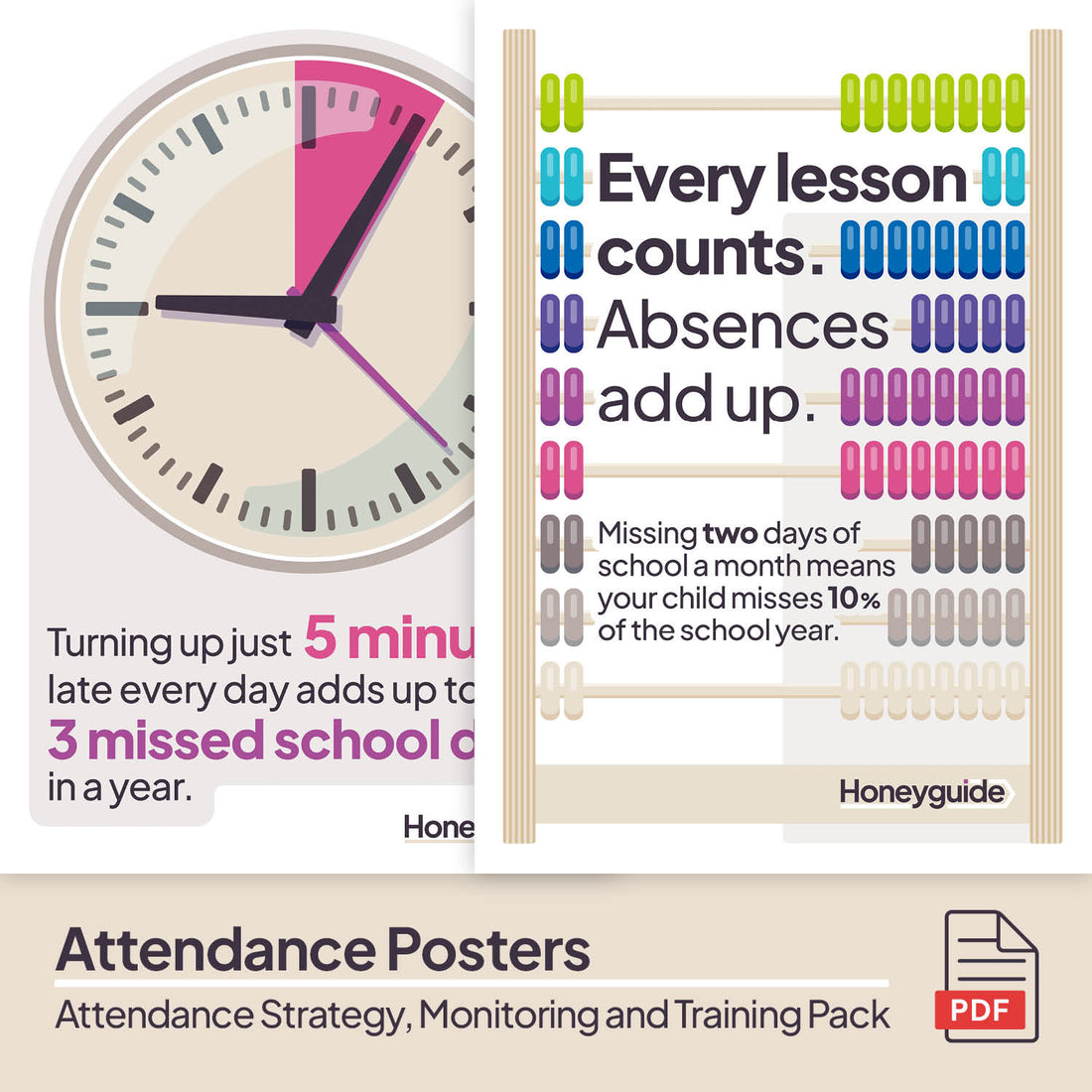 Attendance Poster Bundle - Digital Download | Honeyguide SLS ...
