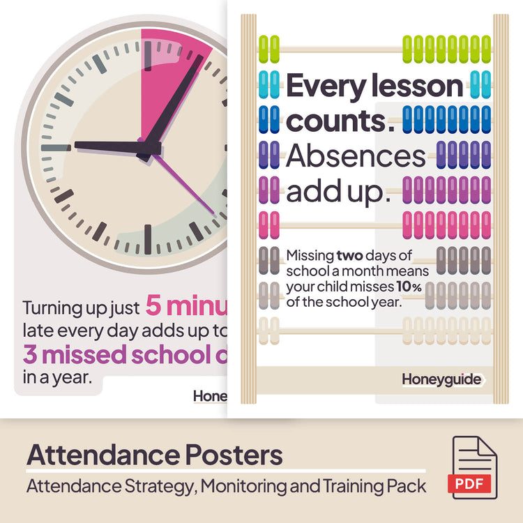 Attendance Poster Bundle - Digital Download | Honeyguide SLS ...