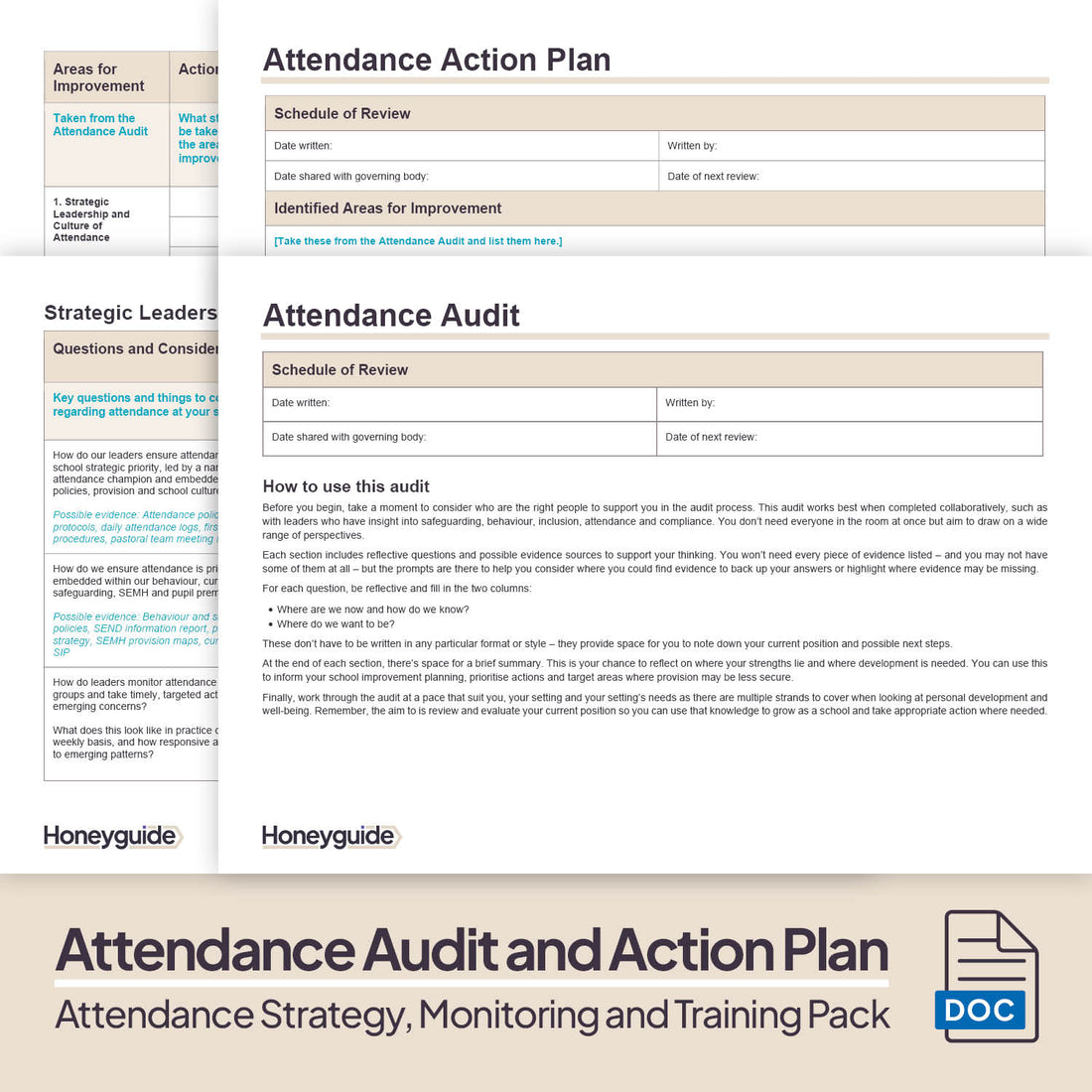 Attendance Poster Bundle - Digital Download | Honeyguide SLS ...