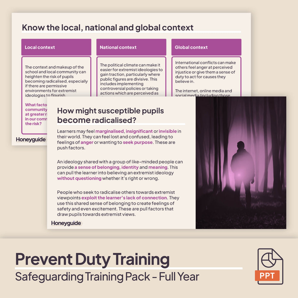 Safeguarding Training Pack - Full Academic Year – Honeyguide School ...