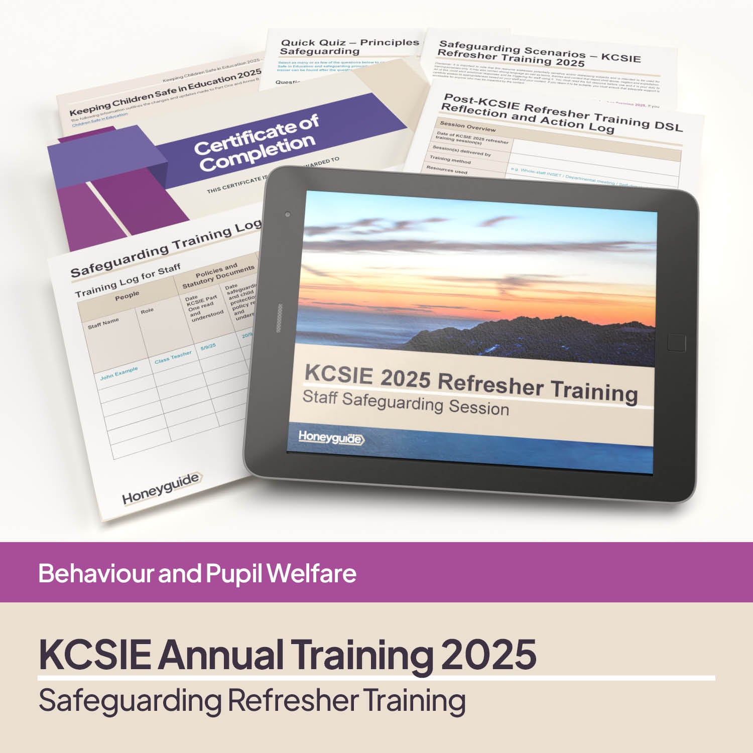 KCSIE 2025 Safeguarding Training PowerPoint for Schools – Honeyguide School Leader Support