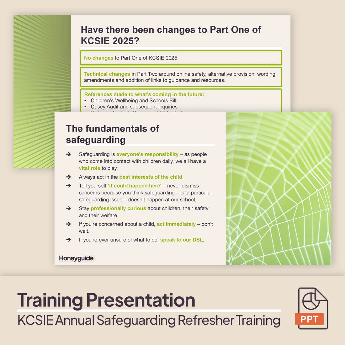 Free KCSIE 2025 Safeguarding Update PowerPoint & Handout – Honeyguide ...