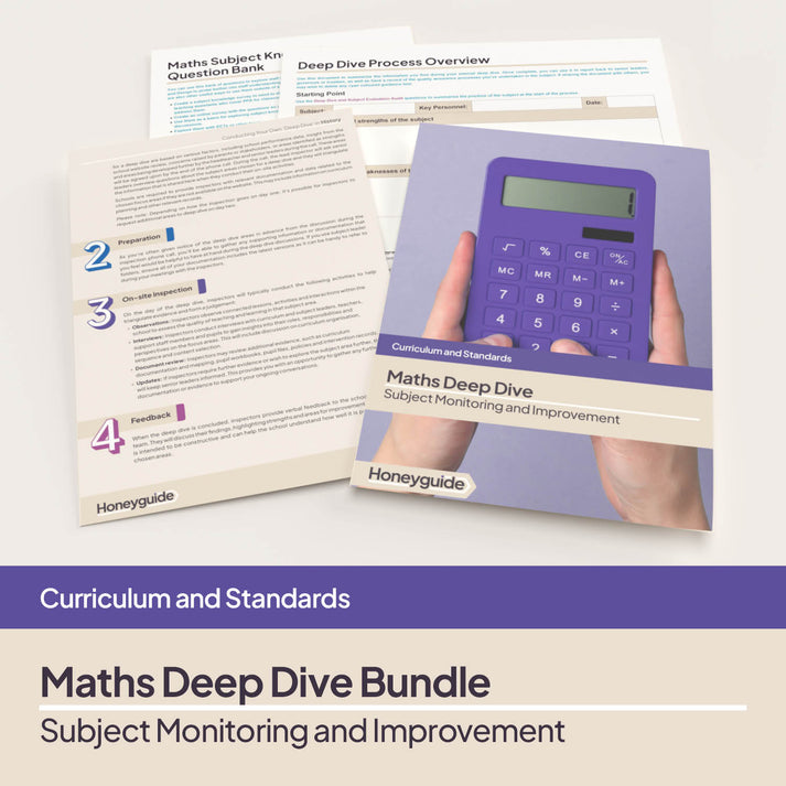 Maths Deep Dive and Subject Knowledge Bundle | Honeyguide SLS ...