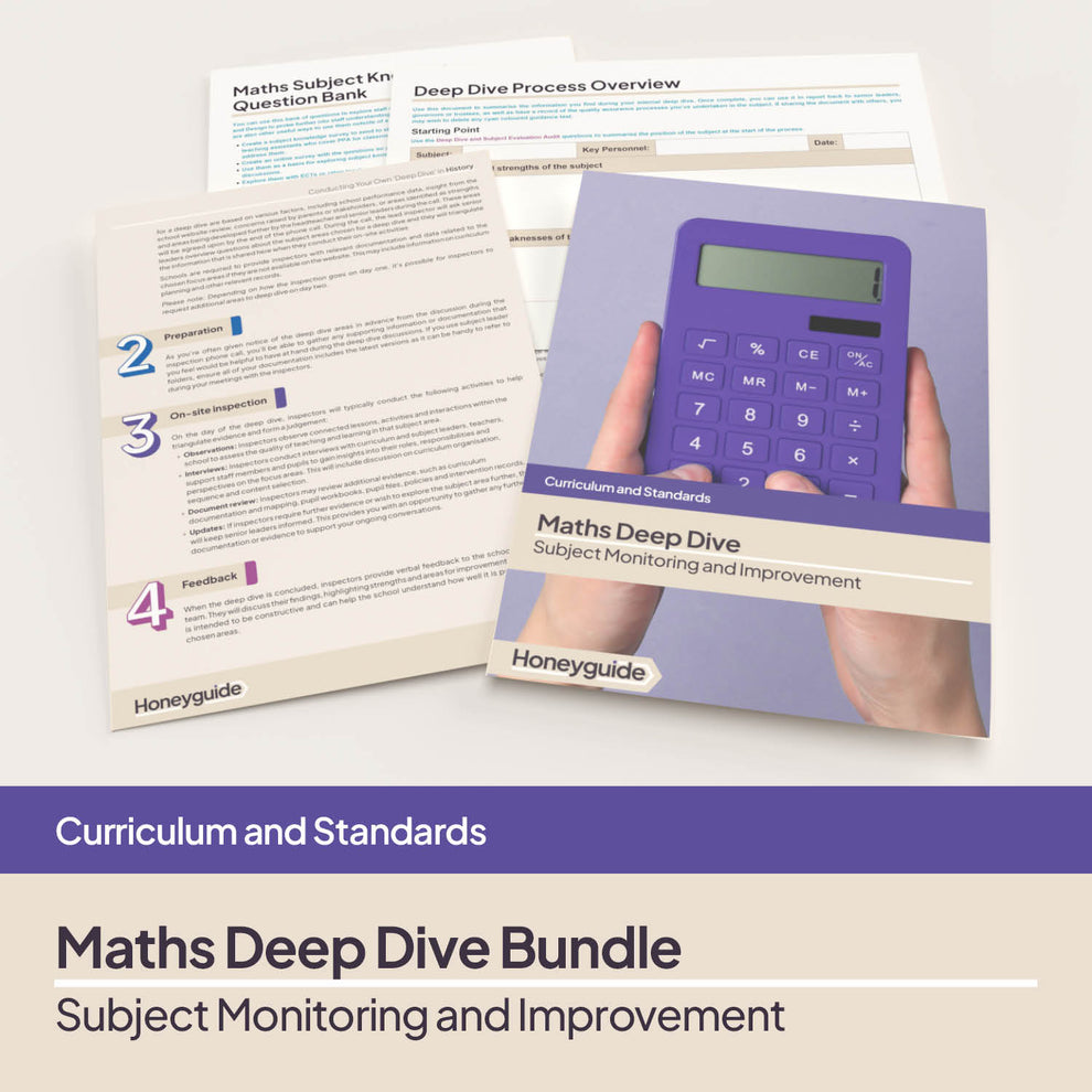 Maths Deep Dive and Subject Knowledge Bundle | Honeyguide SLS ...