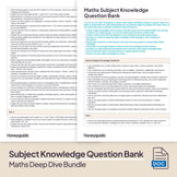 Maths Deep Dive and Subject Knowledge Bundle | Honeyguide SLS ...