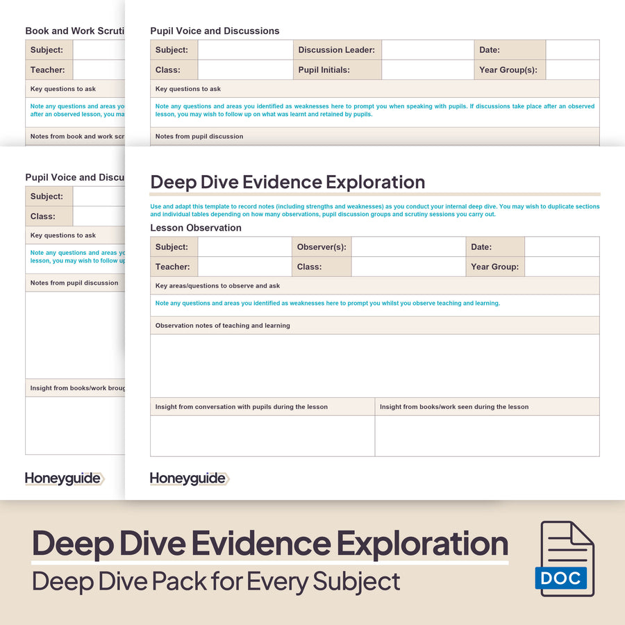 Deep Dive in Every Subject: Full Curriculum Set | Honeyguide SLS ...