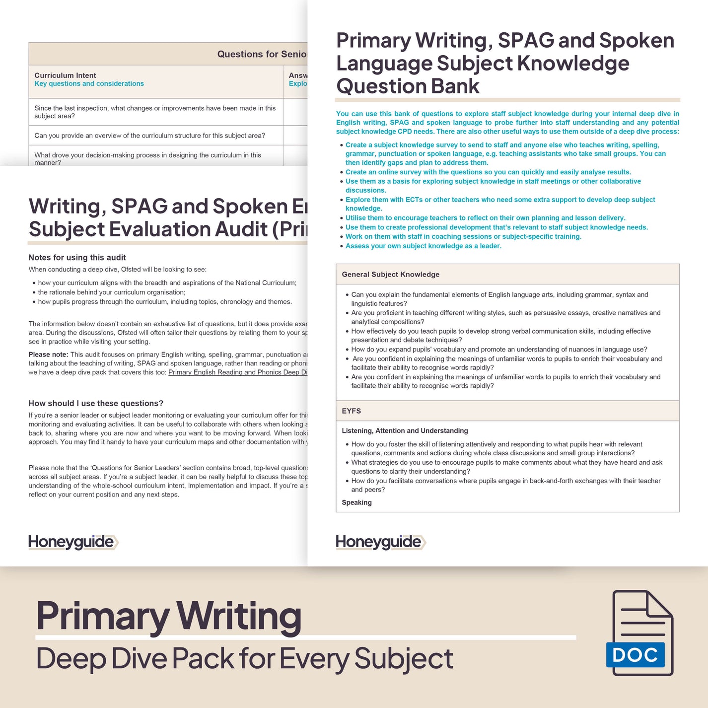 Deep Dive in Every Subject: Full Curriculum Set | Honeyguide SLS ...