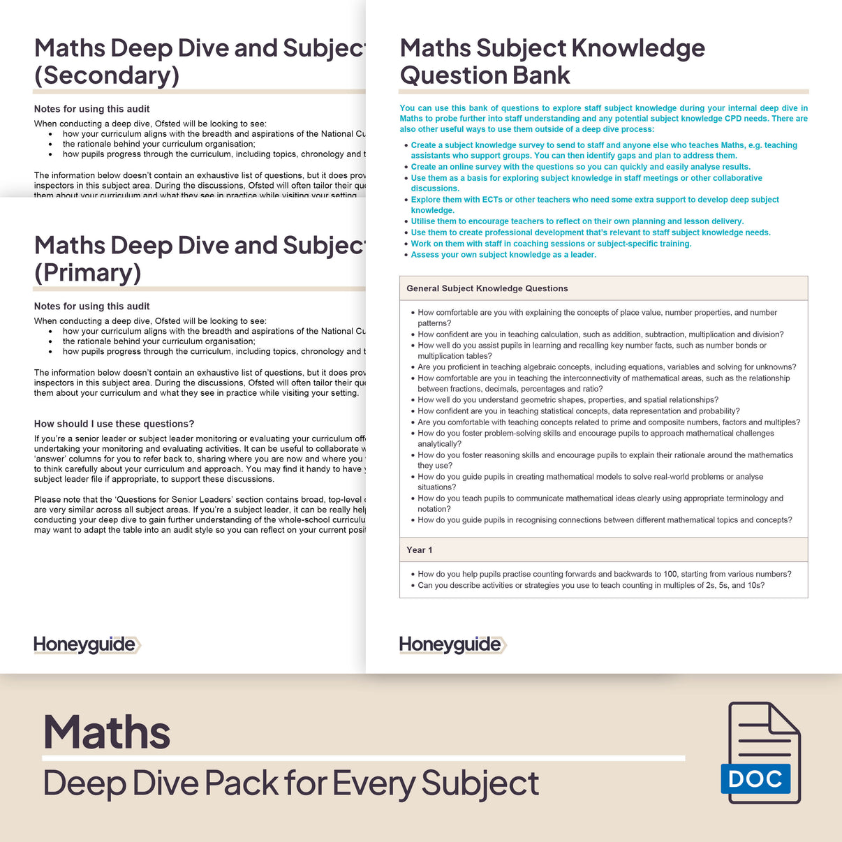 Deep Dive in Every Subject: Full Curriculum Set | Honeyguide SLS ...