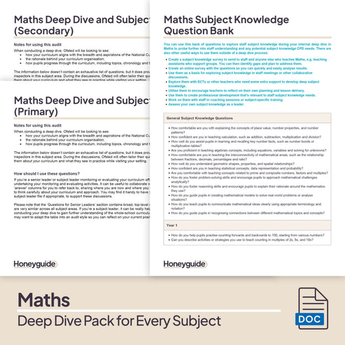 Deep Dive in Every Subject: Full Curriculum Set | Honeyguide SLS ...