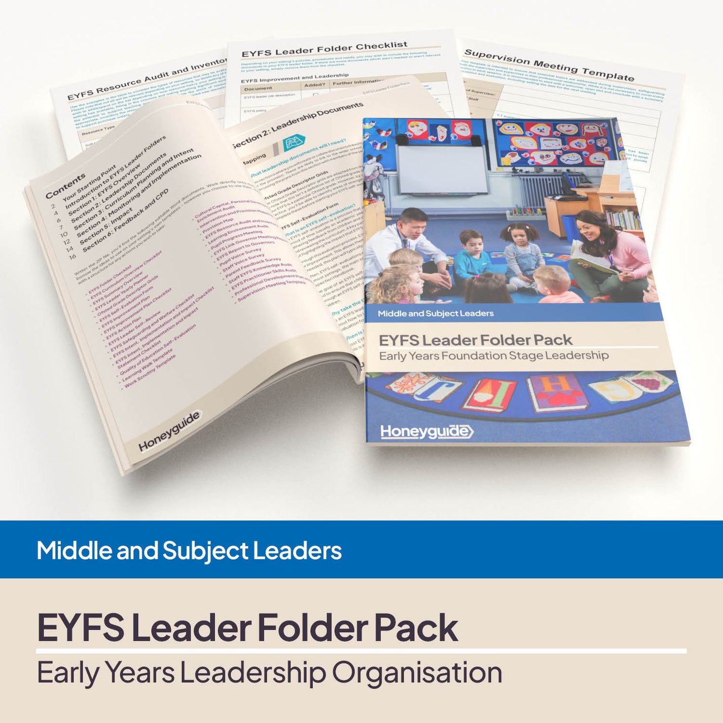 EYFS Leader Folder Pack | Honeyguide School Leader Support
