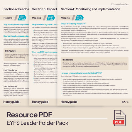 EYFS Self-Evaluation Template Bundle | Ofsted Toolkit Aligned Early ...