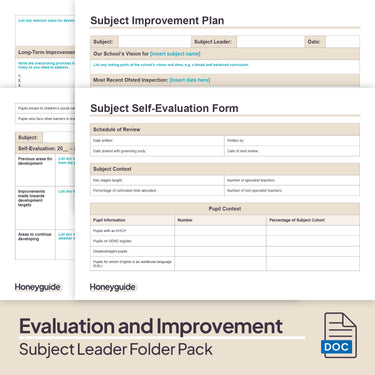 Subject Intervention and Provision Map Bundle – Honeyguide School ...