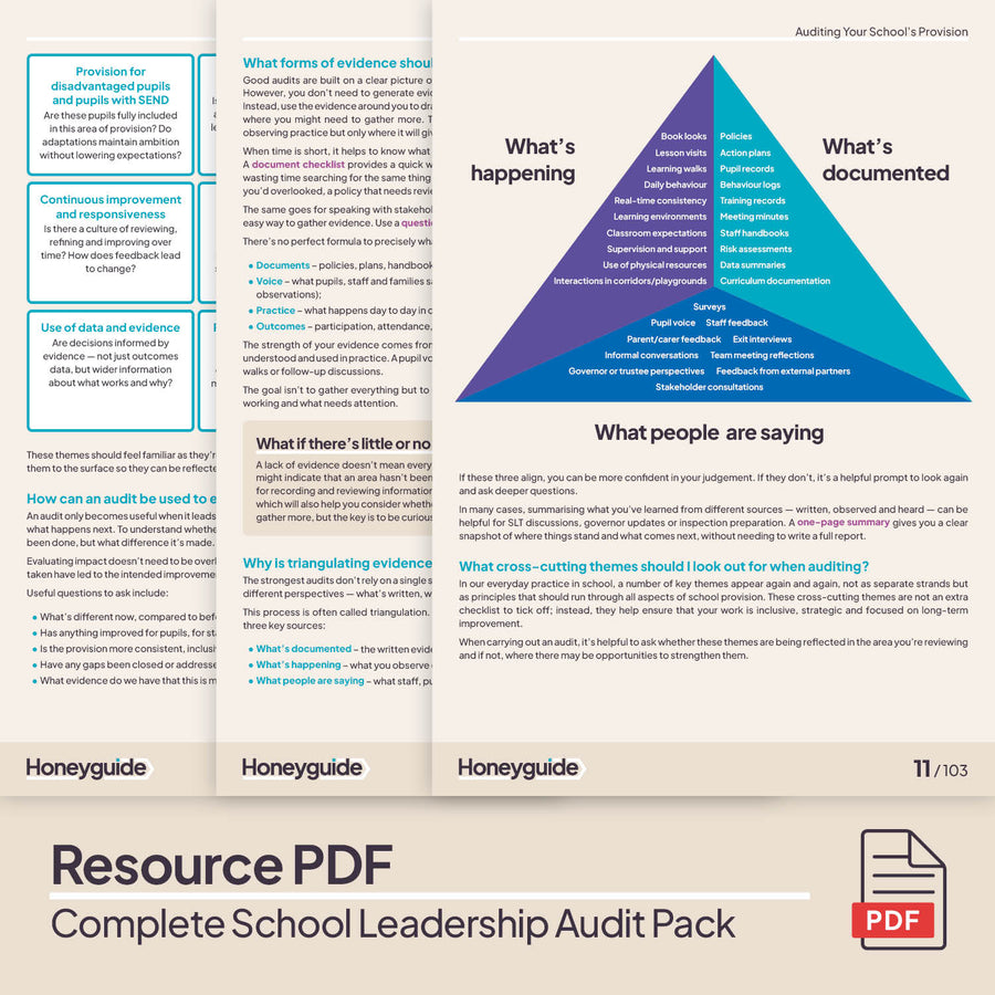 Early Years Audit Pack 2025 | EYFS Self-Evaluation Tools for School ...