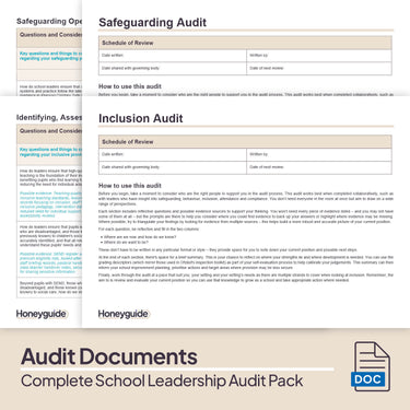 Early Years Audit Pack 2025 | EYFS Self-Evaluation Tools for School ...