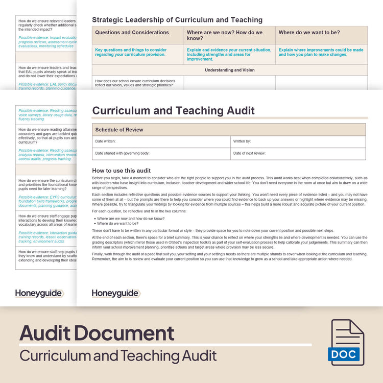 Curriculum Link Governor Support Pack – Questions, Reports & Role ...