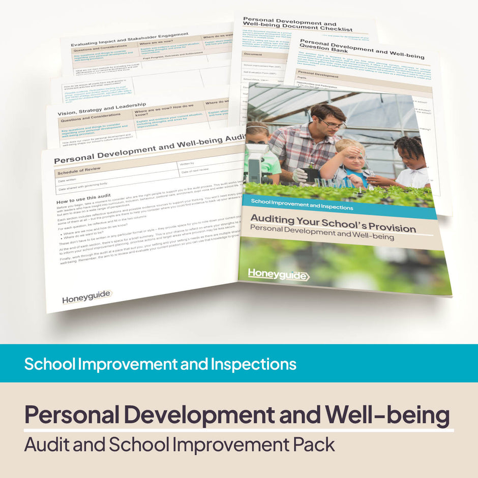 School Audit Packs | Whole-School Evaluation Tools | Honeyguide ...