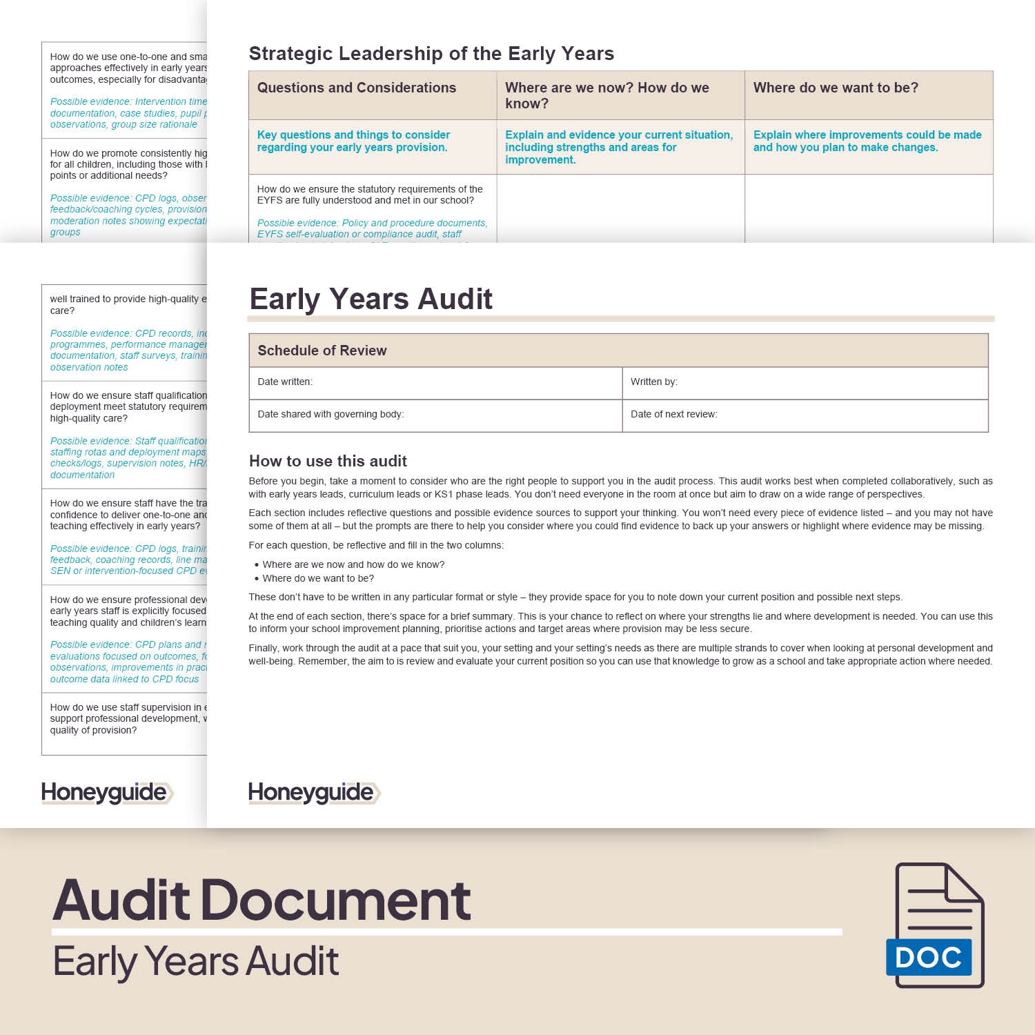 Early Years Audit Pack for Schools – EYFS Review and Improvement Tool ...