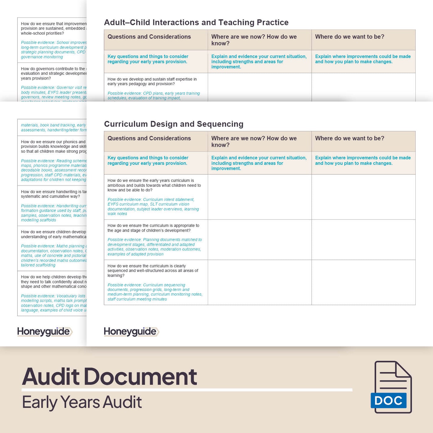Early Years Audit Pack for Schools – EYFS Review and Improvement Tool ...