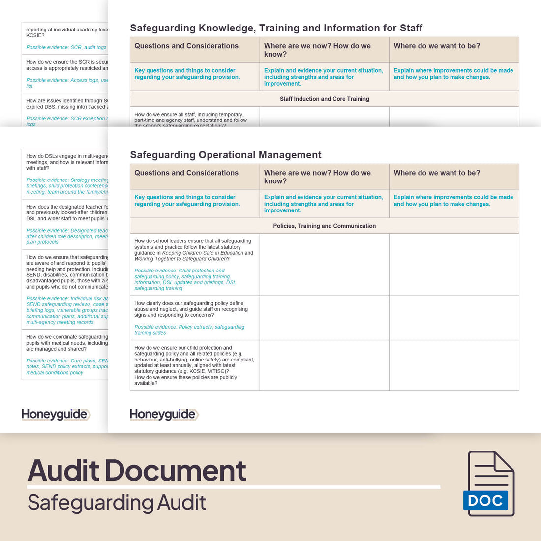 Safeguarding Poster Bundle - Digital Download | Honeyguide SLS ...