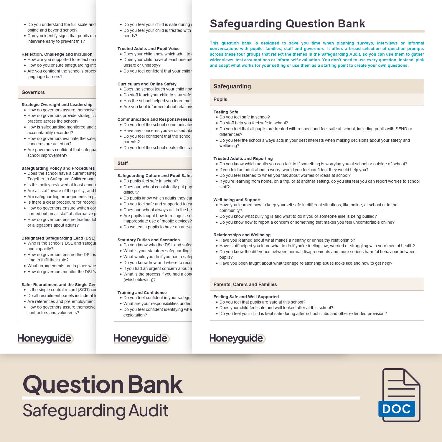 Safeguarding Poster Bundle - Digital Download | Honeyguide SLS ...