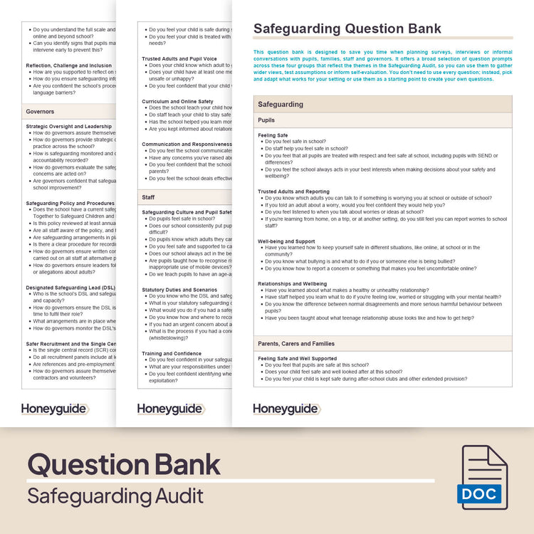Safeguarding Poster Bundle - Digital Download | Honeyguide SLS ...