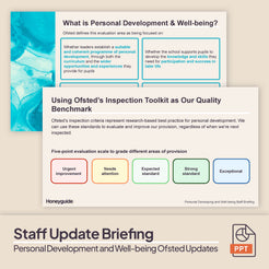 Ofsted School Inspection Toolkit 2025: Personal Development and Well ...