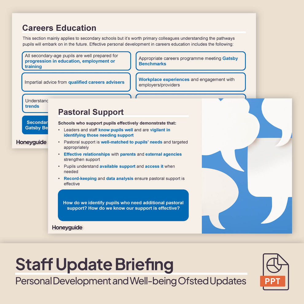 Ofsted School Inspection Toolkit 2025: Personal Development and Well ...