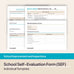 School Self-Evaluation Form (SEF) Template | Honeyguide SLS ...