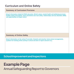 Annual Safeguarding Report to Governors Template | Honeyguide SLS ...