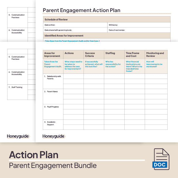 Parent Engagement Bundle | Honeyguide School Leader Support