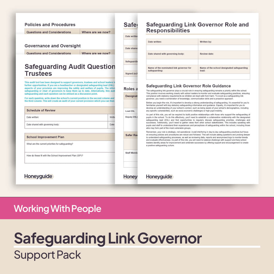 Safeguarding Link Governor Support Pack | Honeyguide SLS – Honeyguide ...