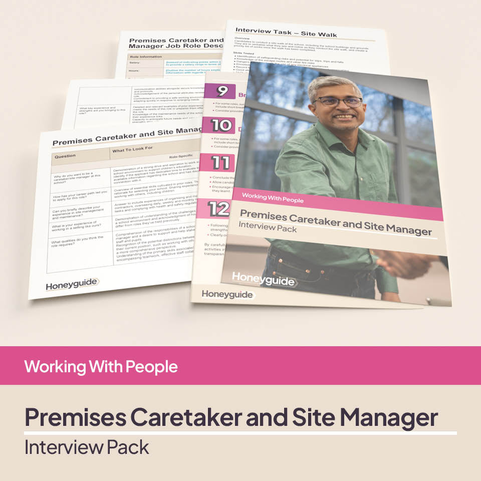 Premises Caretaker and Site Manager Interview Pack | Honeyguide SLS ...