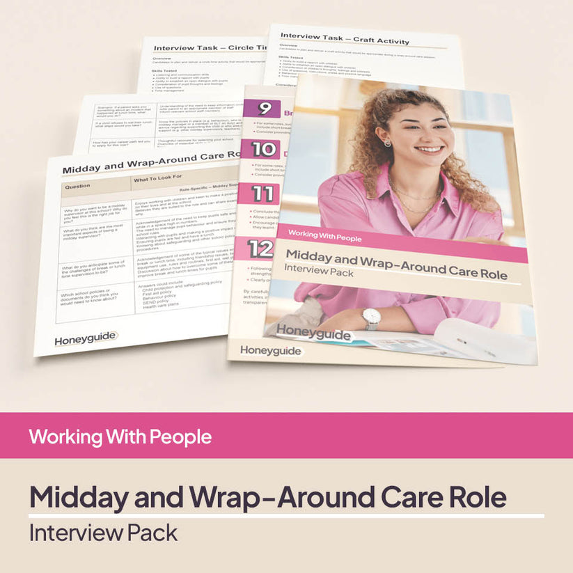Midday and Wrap-Around Care Role Interview Pack | Honeyguide SLS ...